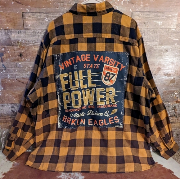 Hand Crafted | Tops | Full Power Upcycled Handcrafted Dip Dyed Bleached ...